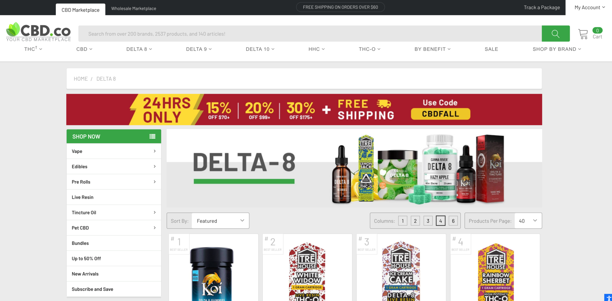 5 Best Online Delta-8 THC Stores in 2024 - CBD Oracle